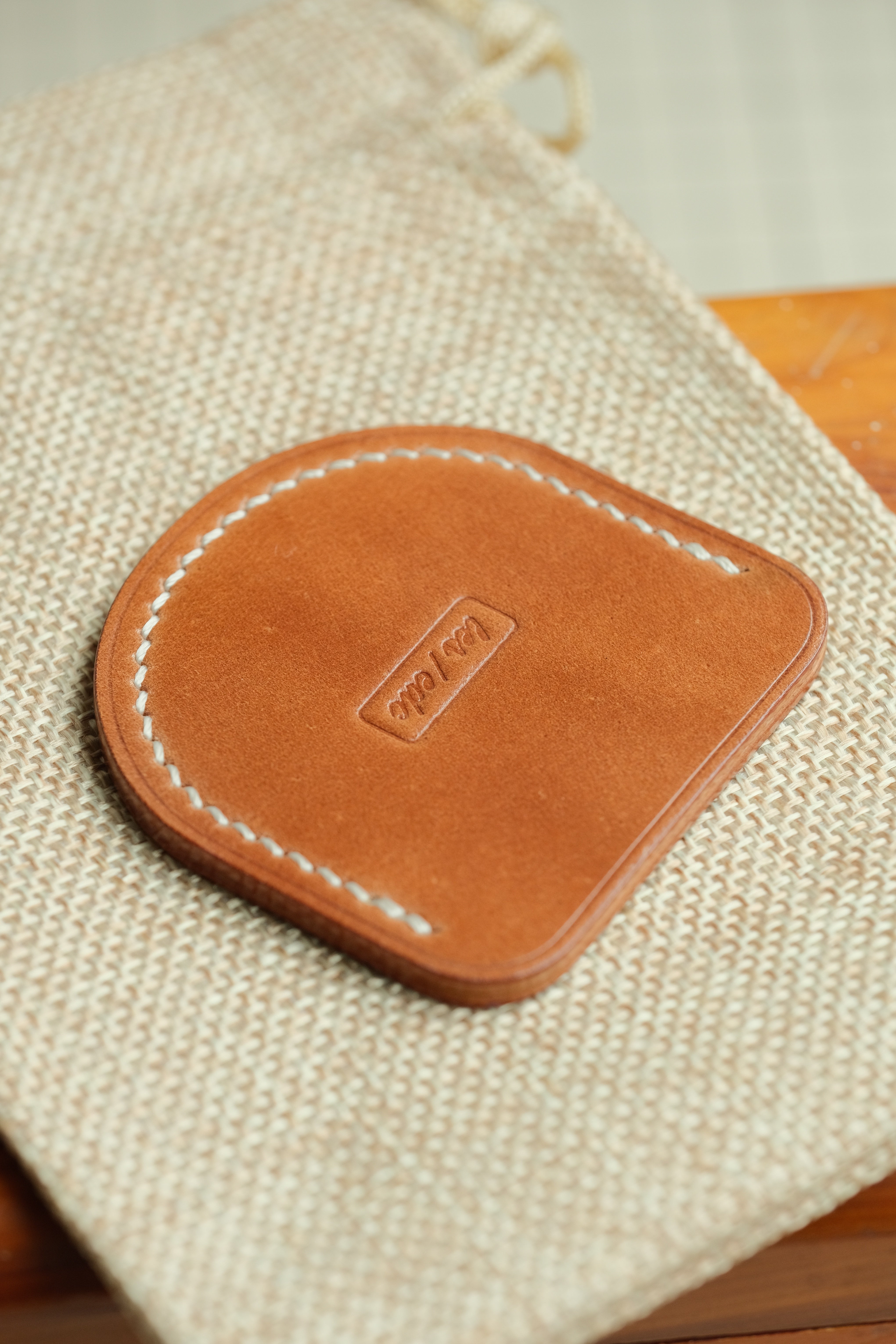 Coin Slip - Natural Horween Shell Cordovan, Ultraviolet Horween Shell ...